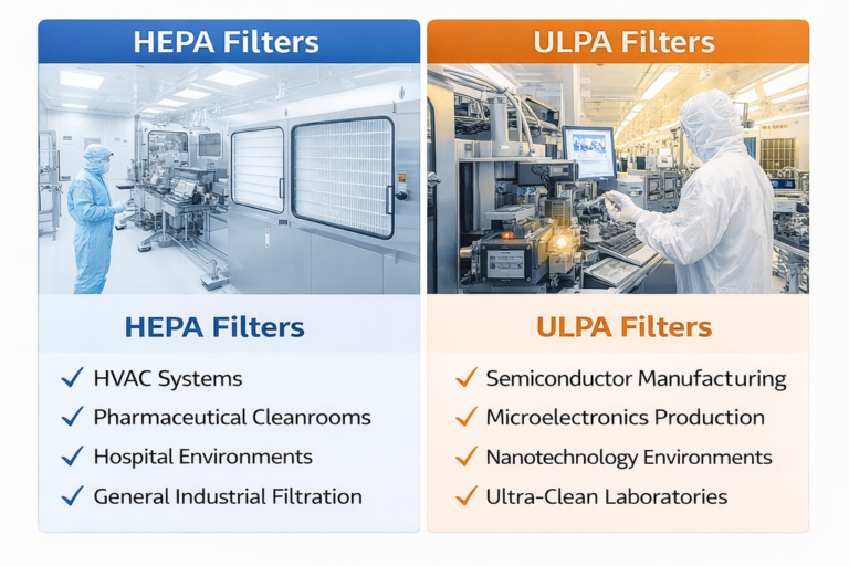 HEPA vs ULPA Filters: Key Differences, Efficiency & Applications Explained